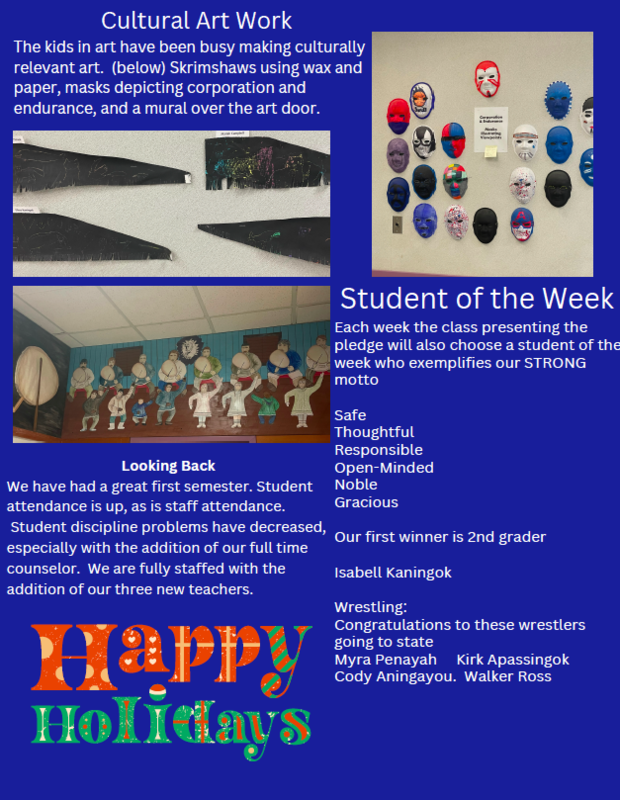 December 16, 2022 Friday Fun Facts! | Bering Strait School District