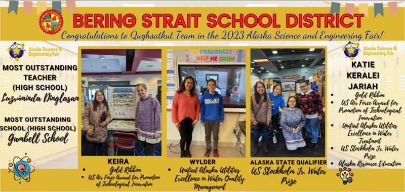 Gambell School Wins at the State Science Fair and the Clean Energy Olympics 2023 | Bering Strait ...